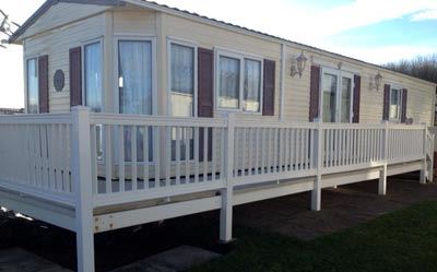 Our 2 bedroom caravan to let at Cresswell Towers
