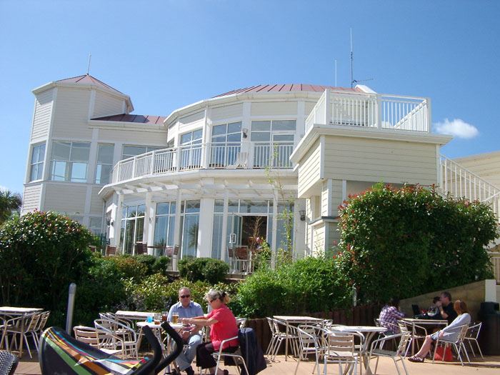 Caravan with sea views on Devon Cliffs Holiday Park