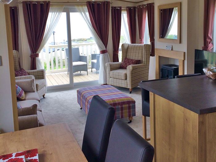 Caravan on Fairway Rise at Reighton Sands Holiday Park