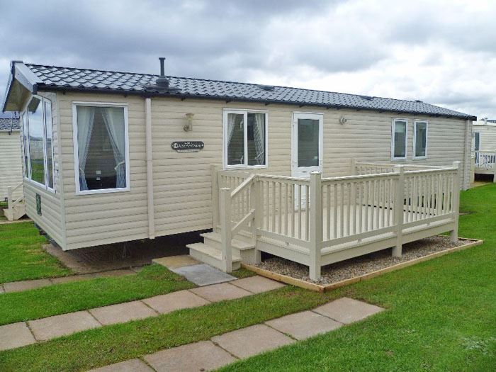 Caravan within easy reach of the main facilities of Berwick Holiday Centre