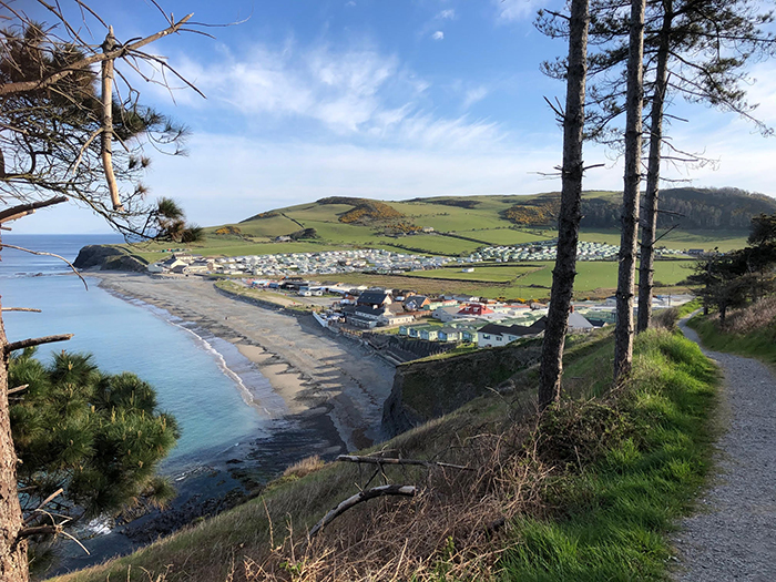 Two bedroom holiday chalet to let on Clarach Bay Holiday Village