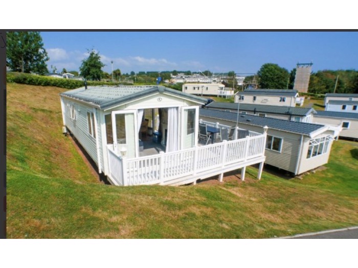 Static holiday caravan accommodation on Devon Cliffs Holiday Park