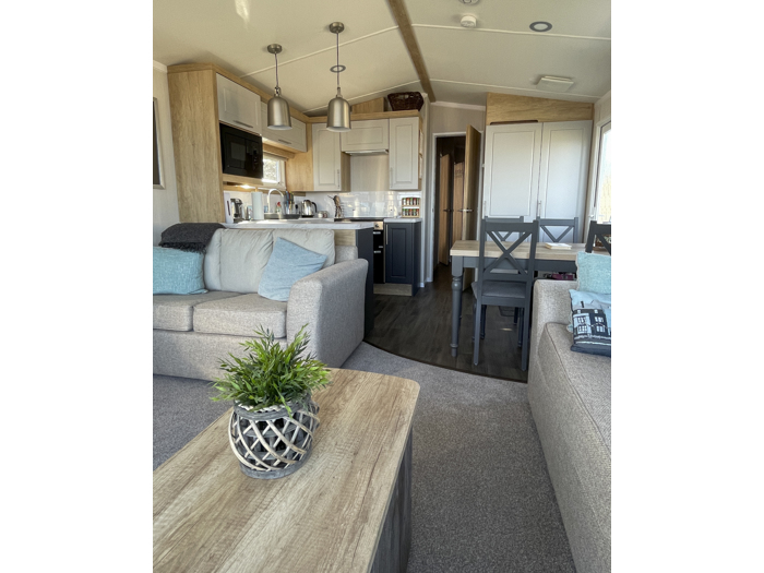 Caravan holidays with unobstructed sea views at Seton Sands Holiday Park