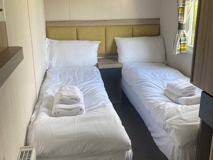 Pet friendly Swift Alsace at Trevella Holiday Park in Newquay, Cornwall.