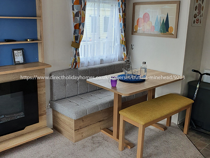 Standard static caravan to rent at Butlin's Minehead, situated in the ...