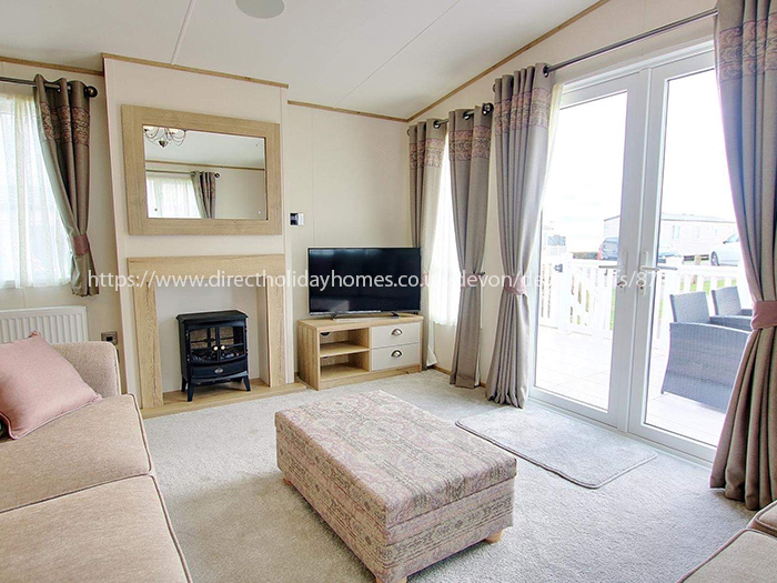 privately owned, 6 berth caravan with sea views at Devon Cliffs Holiday ...